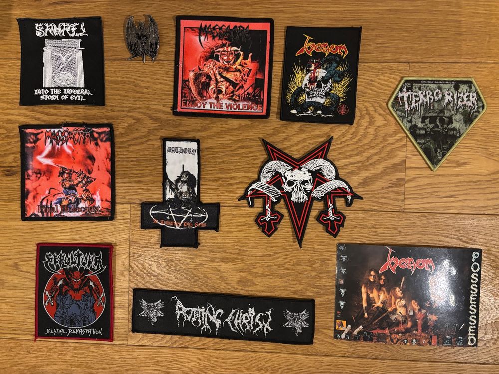 Black Metal Death Metal Pins Patches Aufnäher Venom Samael | Kaufen auf ...