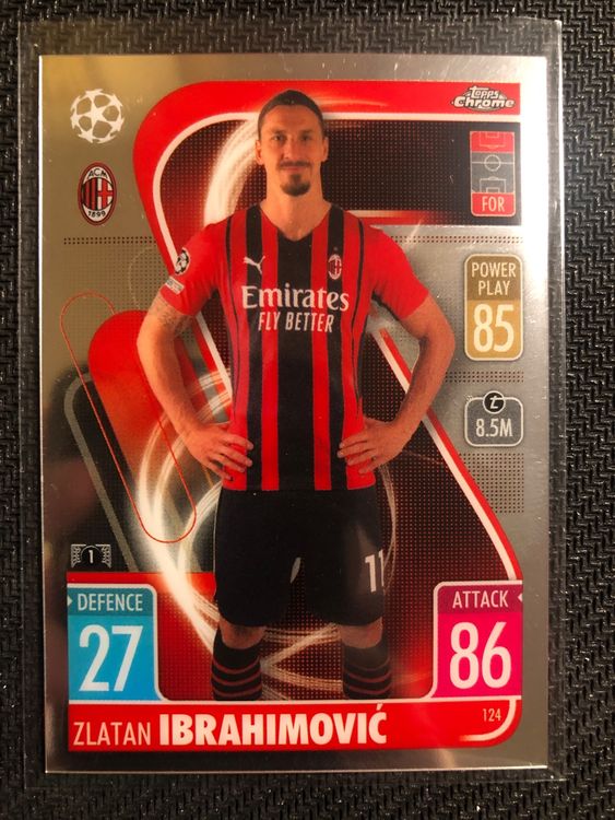 Topps Match Attax Chrome Zlatan Ibrahimovic (Gebraucht) in Wangenried ...