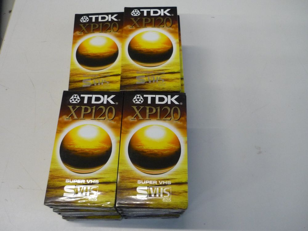 10 stk. TDK XP 120 Super VHS S VHS Neu OVP Leer | Kaufen auf Ricardo