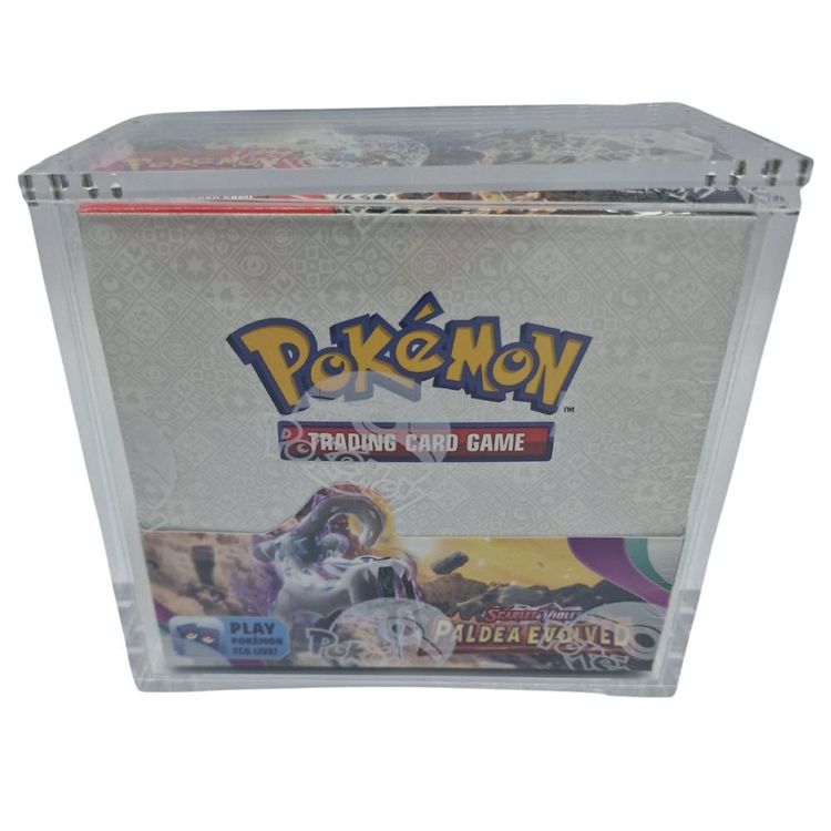 Paldea Evolved Booster Box + Acrilyc Magnetic Case Pokémon (Gebraucht ...