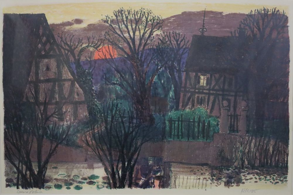 Heinz Keller 1928-2019, grosser Holzschnitt, handsigniert (Gebraucht) in Zug für CHF 45 – nur ...