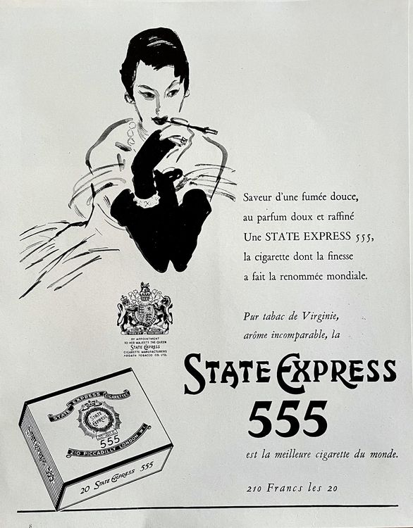 State Express Cigarettes - Alte Werbung / Publicité 1957 (Gebraucht) in ...