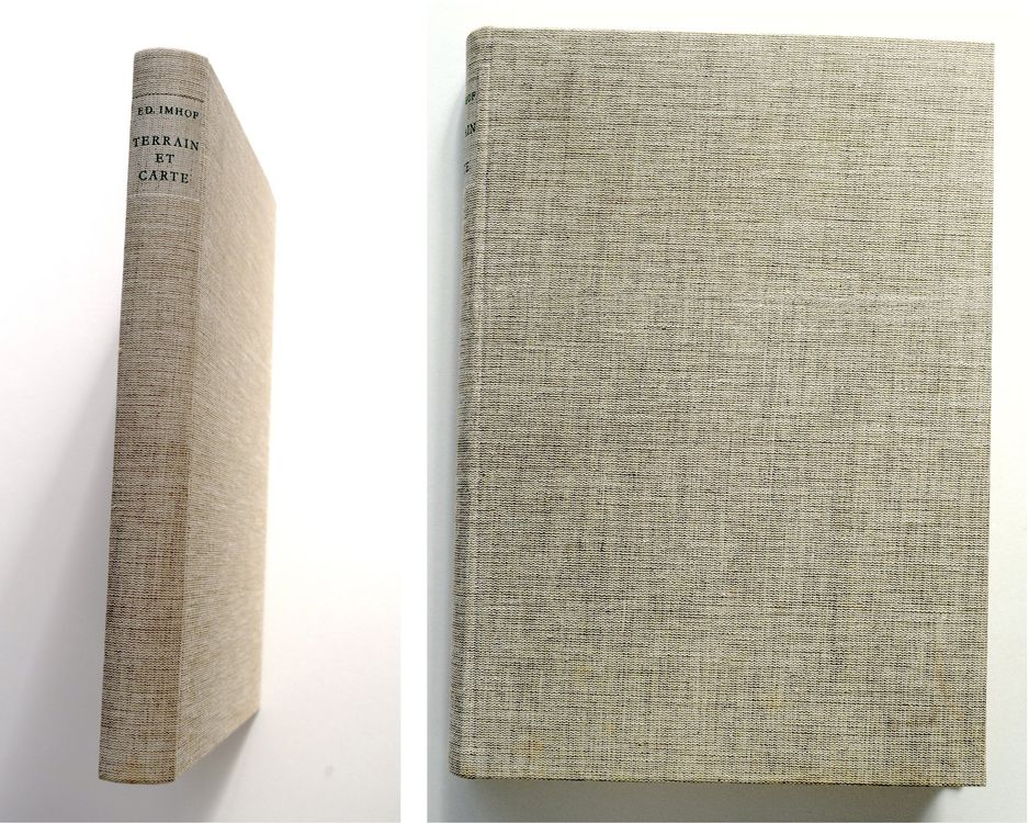 RARITÄT Eduard Imhof Kartografie Topografie Terrain et Carte (Gebraucht ...