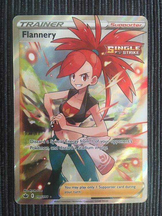 Pokemon Flannery Fullart Chilling Reign Englisch | Kaufen auf Ricardo