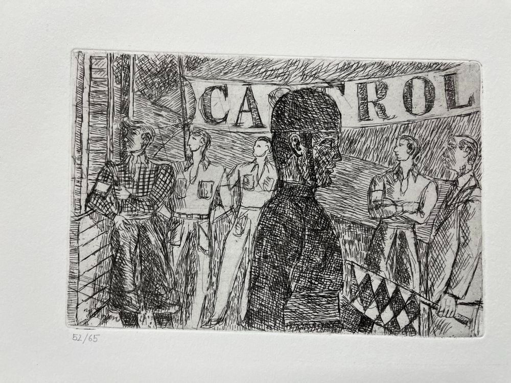 Karl Otto Hügin RADIERUNG Format 32 x 25 cm (Gebraucht) in Gersau für ...