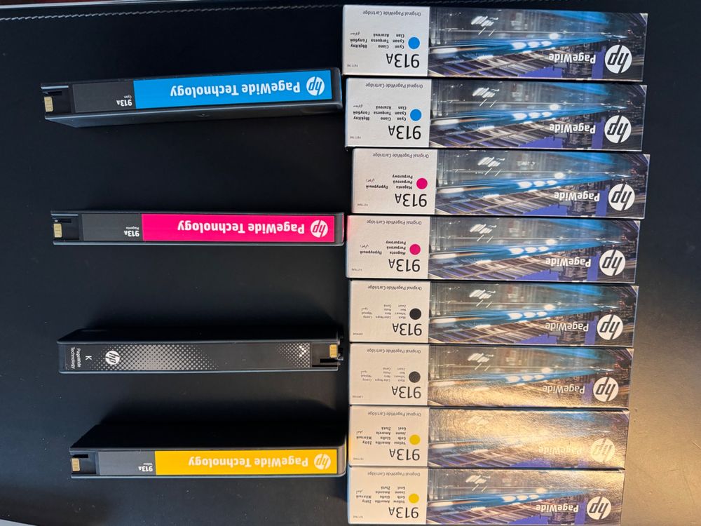 12 Cartouches HP 913A originales (8 emballées, 4 déballées). | Kaufen ...