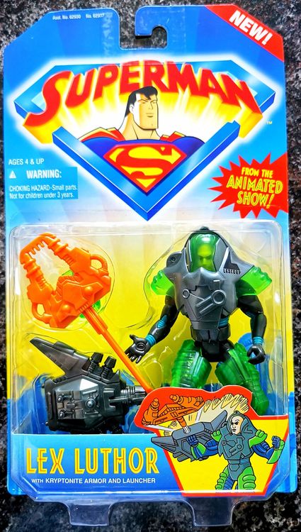 Lex Luthor 1996 Vintage Action Figur Superman Hasbro Kenner (Neu und ...