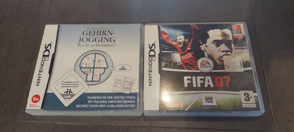 Fifa 07 und Gehirnjogging für den Nintendo DS ab 1CHF | Kaufen auf Ricardo