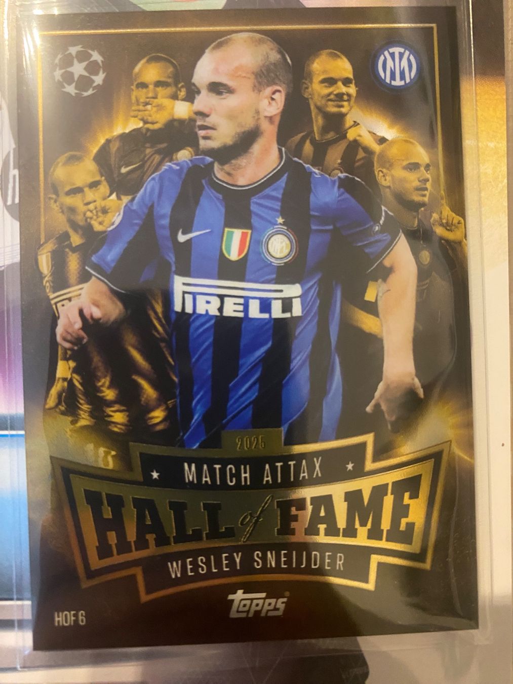 Topps Match Attax 25/26 Hall of Fame Wesley Snejder (Neu (gemäss ...
