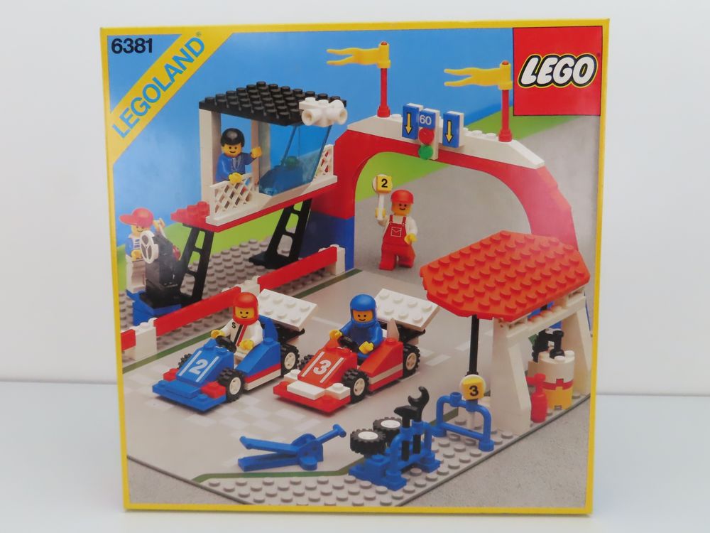 Rarität LEGO 6381 Legoland Motor Speedway Jahrgang 1987 (Neu (gemäss ...