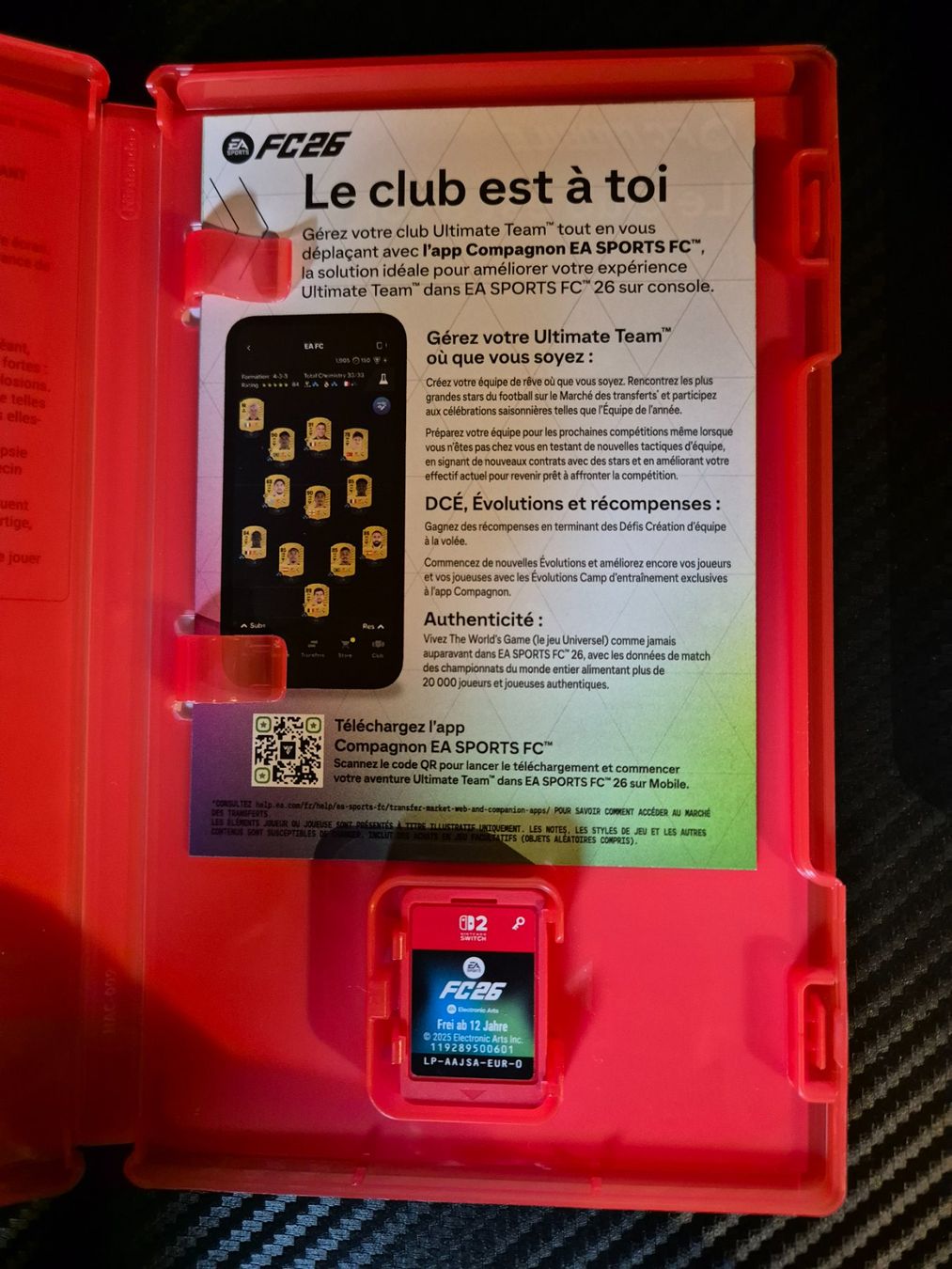 FC 26 Nintendo Switch 2 - Comme neuf! FC26! (D'occasion) à Lausanne ...