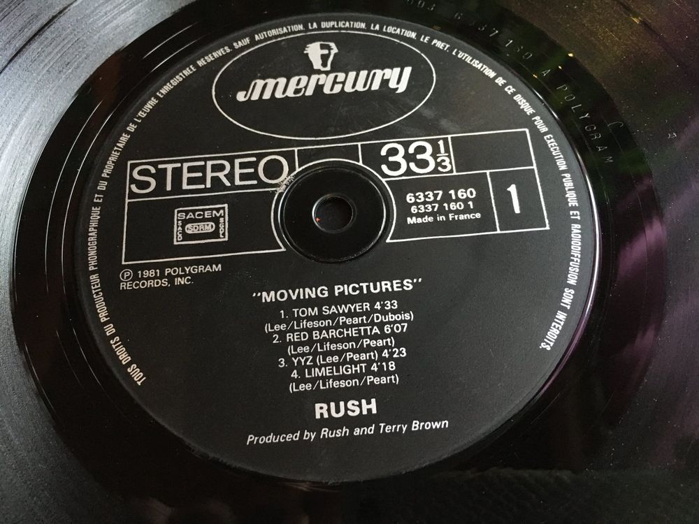 Rush – Moving Pictures , LP 1981 | Kaufen auf Ricardo