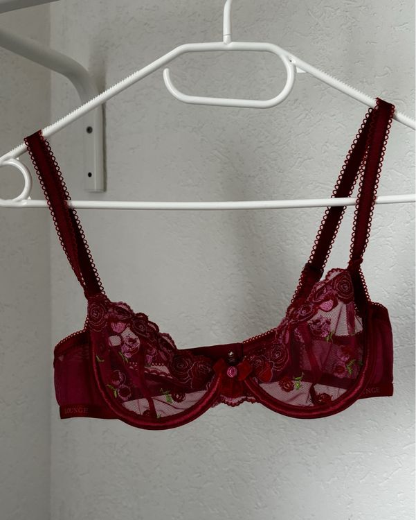 Lounge underwear Blush Embroidered Balcony BH Set (Neu (gemäss ...