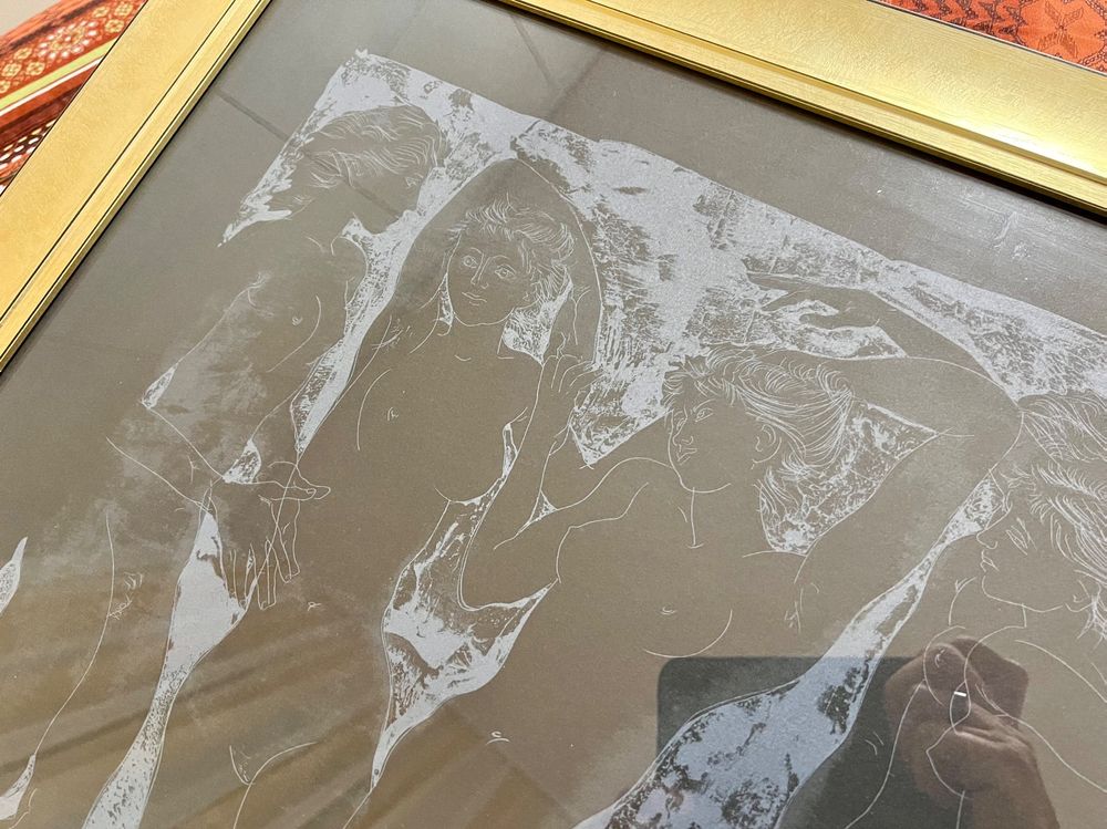 HANS ERNI Lithographie orig. "Sechs Tanzende Mädchen" (1954) (Gebraucht) in Le Mont-sur-Lausanne ...