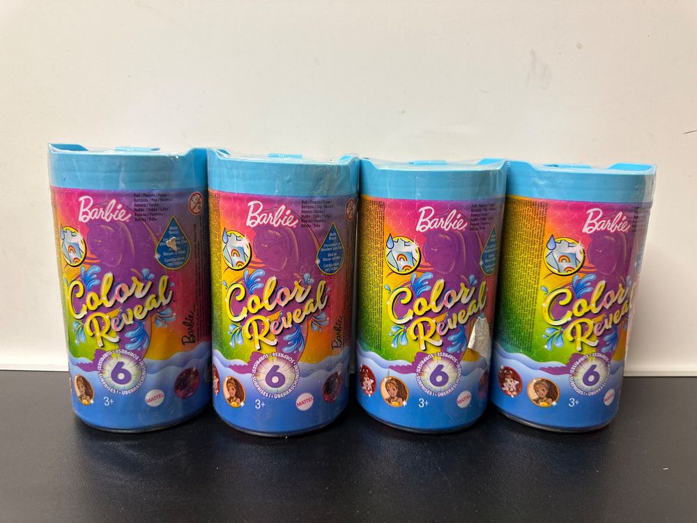 Neu Barbie Color Reveal von Mattel (4x) (Neu und originalverpackt) in ...