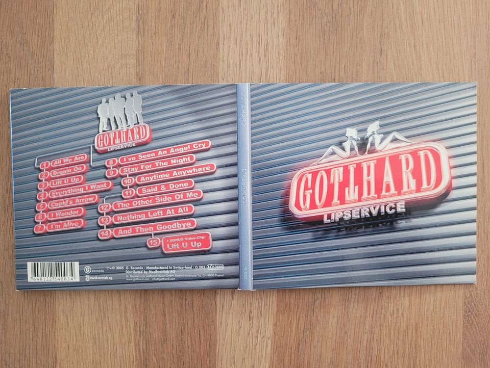 CD Gotthard (CH) - Lipservice, 2005 | Kaufen auf Ricardo