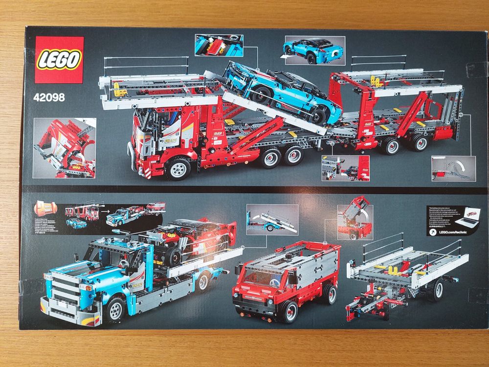 LEGO Technic Autotransporter mit Auto mit V8 Motor 42098 (Neu und ...