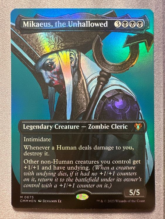 Mikaeus, the Unhallowed FOIL Variant 0675 Commander Masters (Neu (gemäss Beschreibung)) in ...