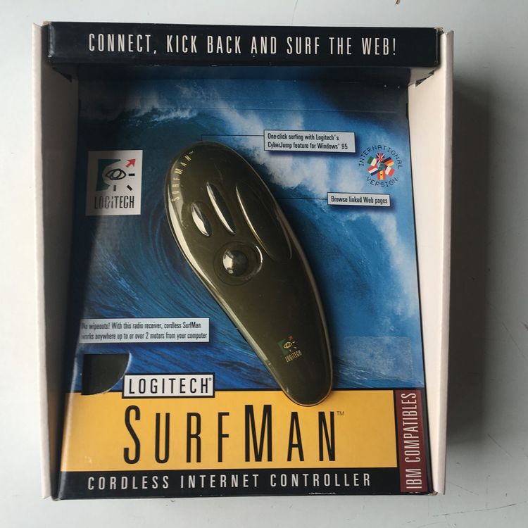 LOGITECH Surfman, cordless internet controller (Neu und ...