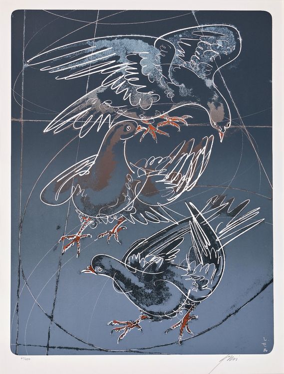 Erni Hans "Friede II" Original handsignierte. Lithografie | Kaufen auf Ricardo