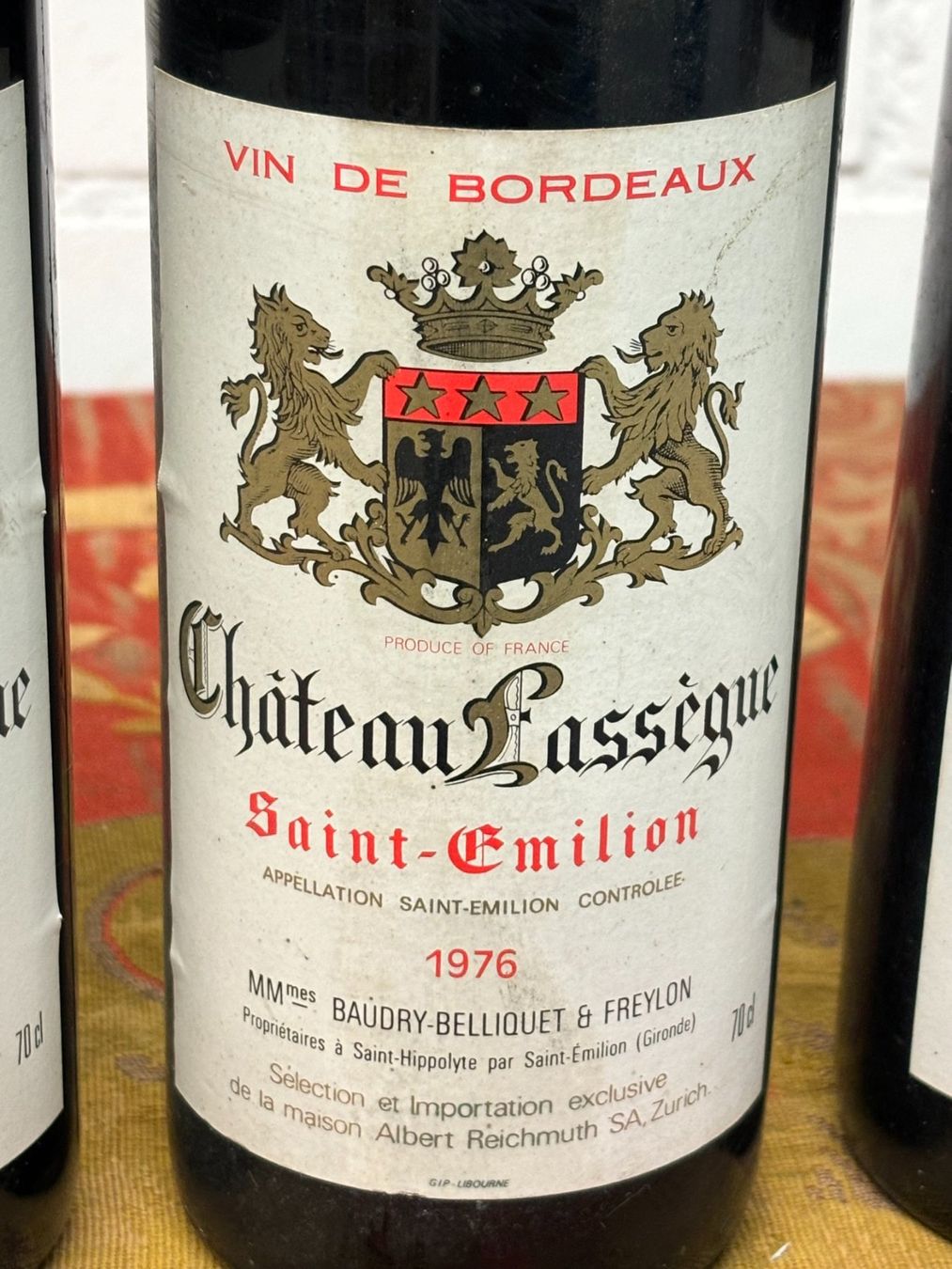 💚 5 x 1976 Saint-Émilion Château Lassègue 💚 (Neu (gemäss Beschreibung ...