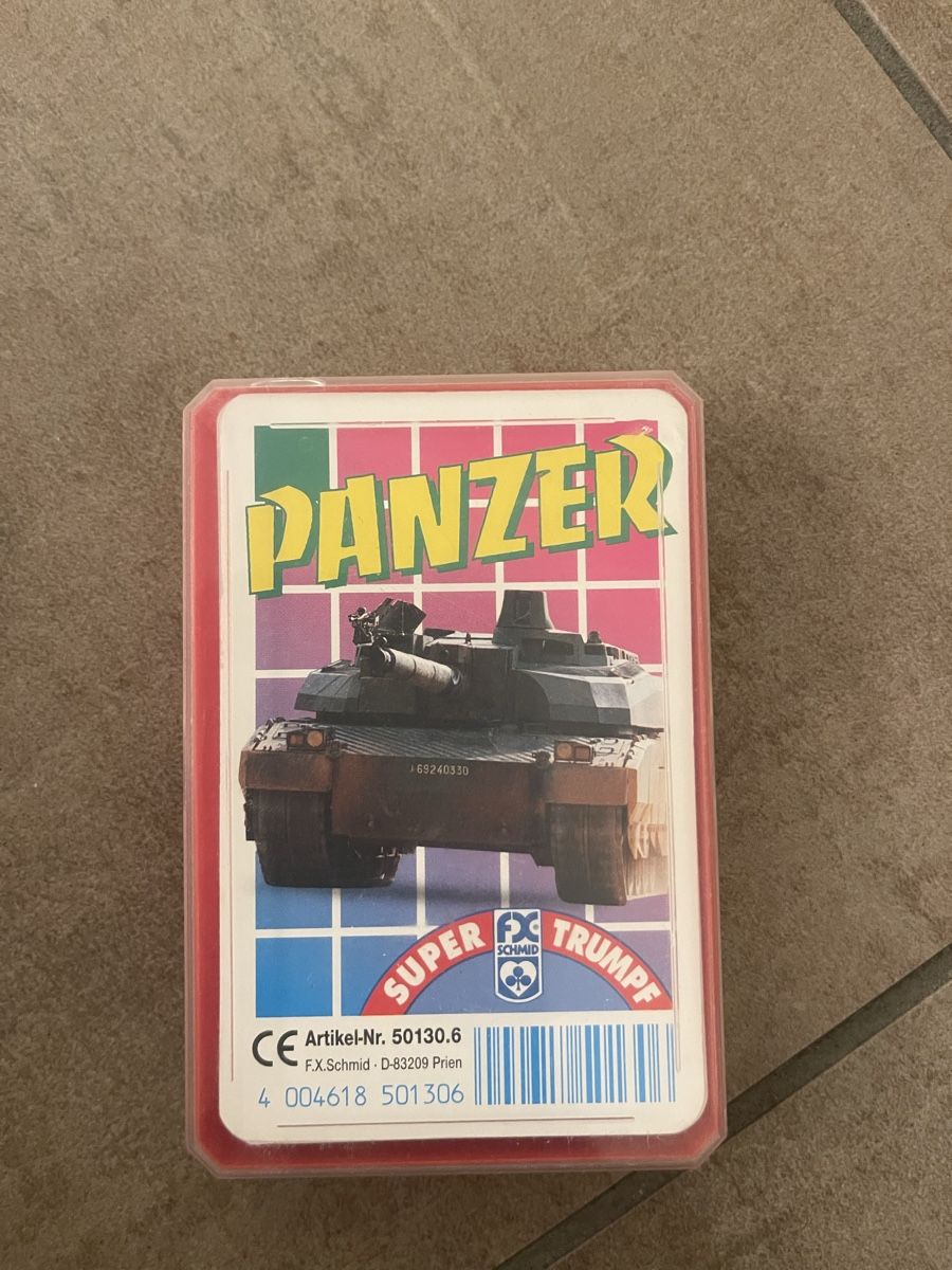Panzer Supertrumpf Kartenspiel, Retro von Schmid (Gebraucht) in Schötz für CHF 1.8 – mit ...