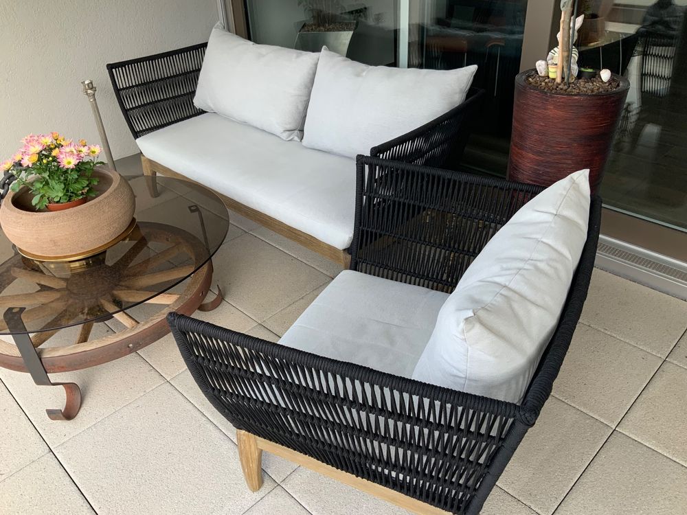 Garten- Lounge mit Gartensessel Koh Samui von LIVIQUE | Kaufen auf Ricardo