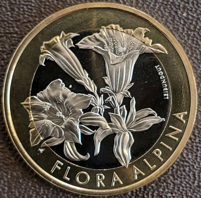 10 Fr. Gedenkmünze 2017 Enzian stgl / aus Münzsatz | Kaufen auf Ricardo