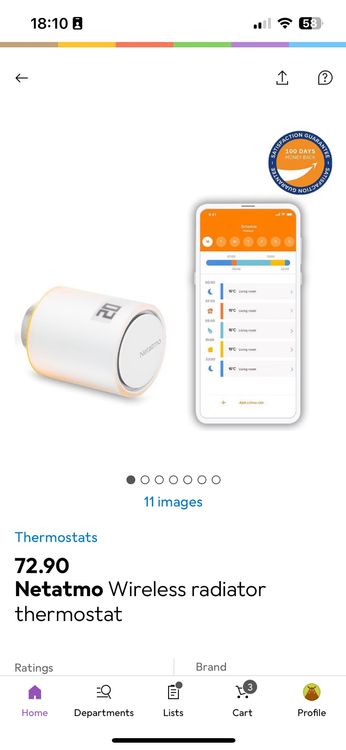 Netatmo Wireless radiator thermostat - lot de 4 valves (Neu und ...