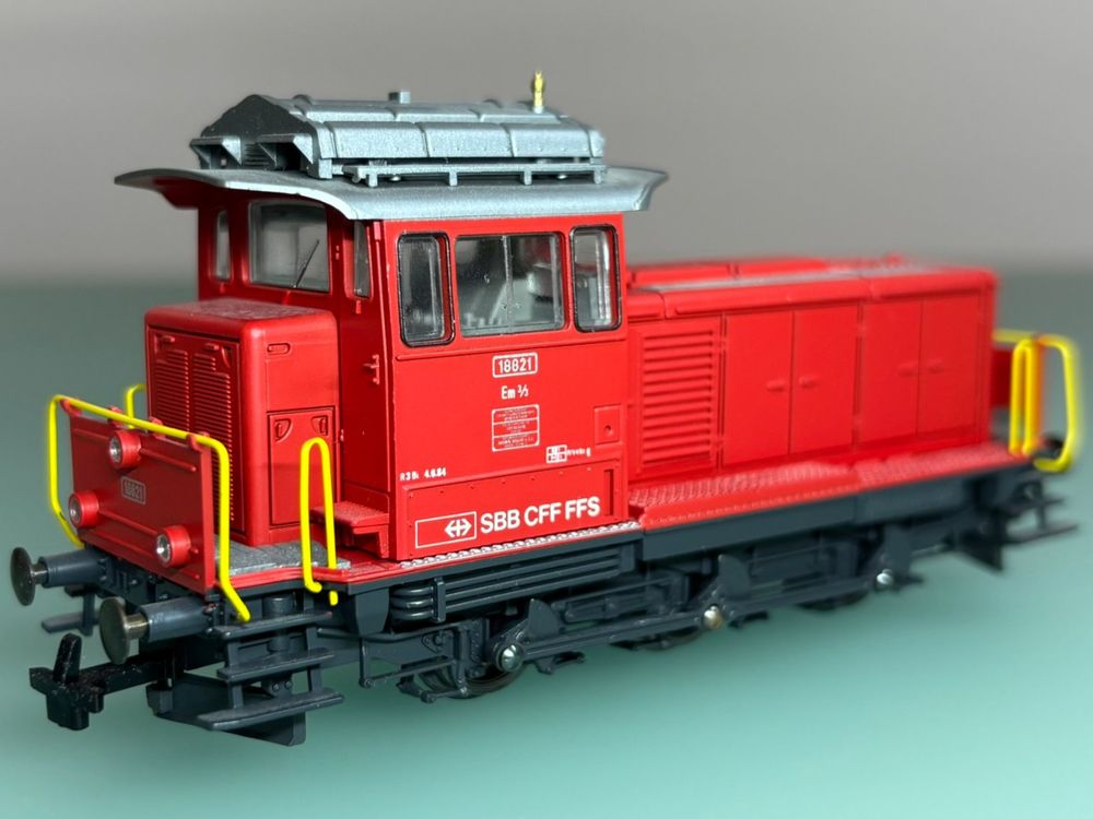 SBB CFF FFS Em 3/3 diesel-électrique rouge (Neu (gemäss Beschreibung ...