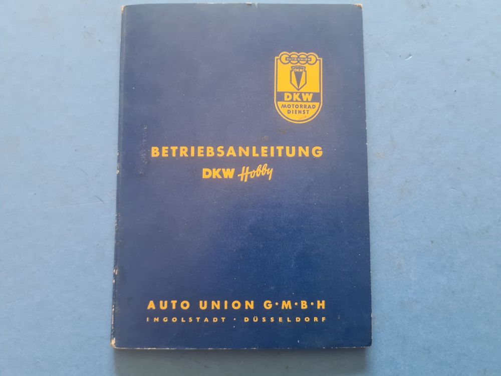 DKW HOBBY SCOOTER BROCHURE OLDTIMER VINTAGE RARE (D'occasion) à ...