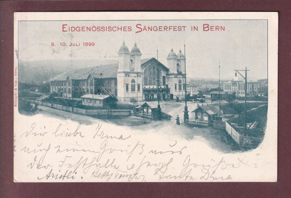 BERN - Sängerfest 1899 (Gebraucht) in Pully für CHF 25 – mit Lieferung ...