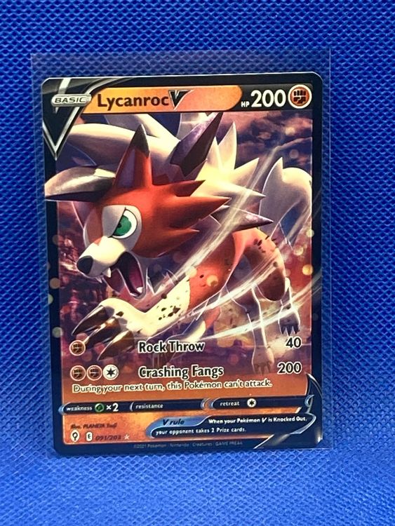 Pokemon EVOLVING SKIES / Lycanroc V 091 / 203 EN | Kaufen auf Ricardo
