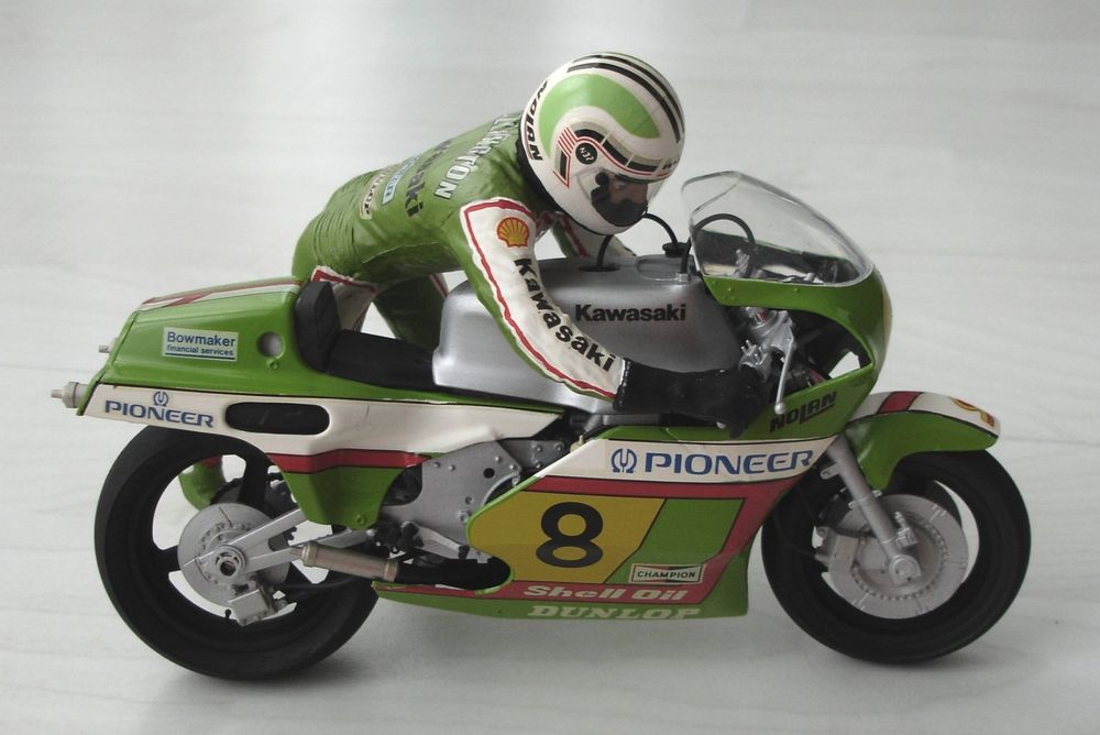 Kawasaki 500ccm GP Racer Kork Ballington sauber gebaut 1/12 (Neu ...
