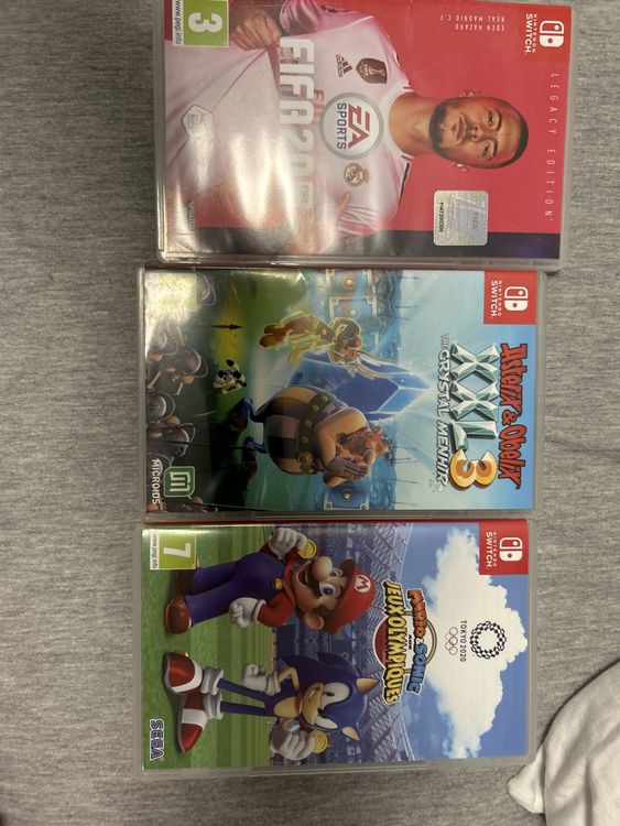 Nintendo switch spiele fifa,asterix,mario&sonic olympia (Gebraucht) in ...