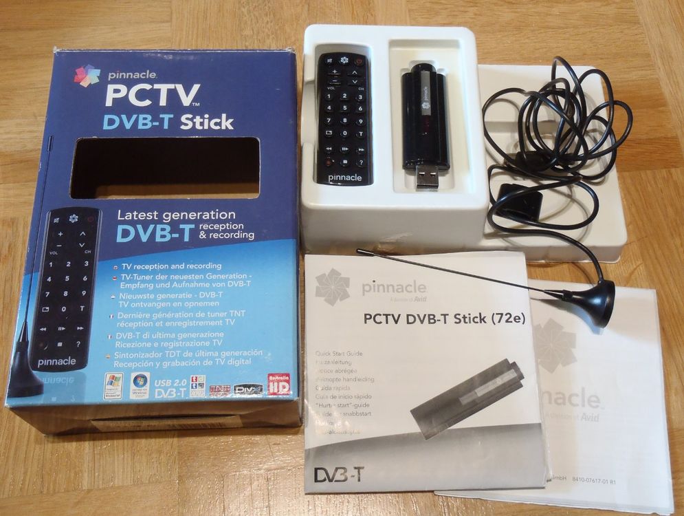 Pinnacle PCTV DVB-T Stick (72e) mit Fernbedienung u. Antenne (Neu (gemäss Beschreibung)) in St ...