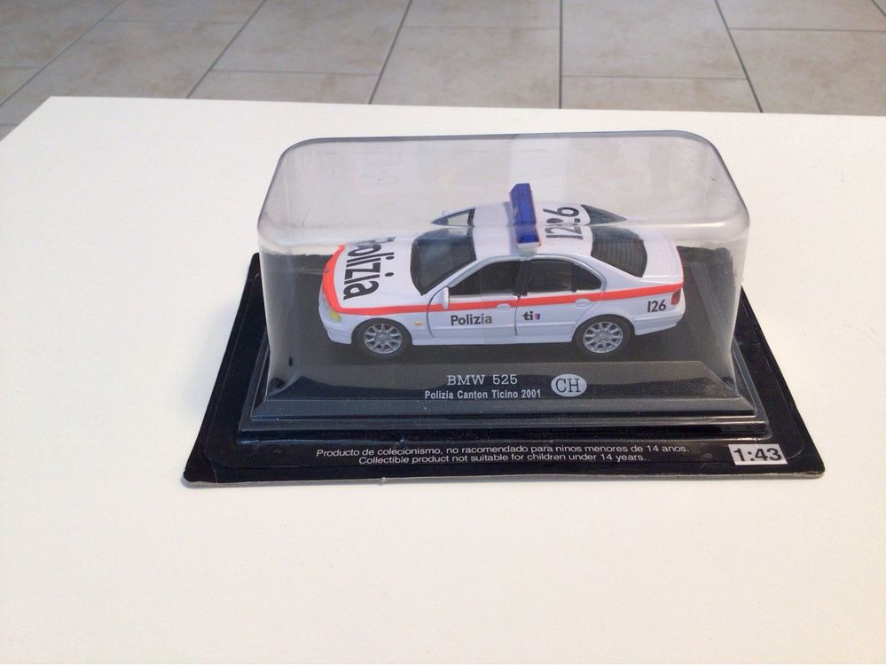 Modellauto BMW 525 Polizei tessin 2001 (c27) (Gebraucht) in Solothurn ...