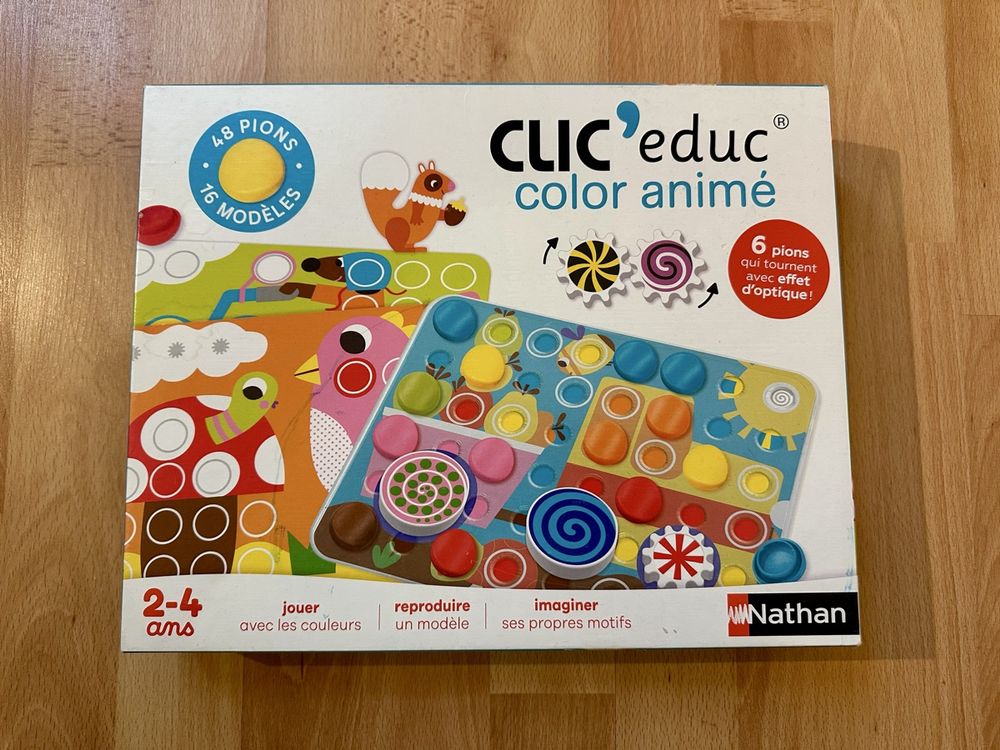 Jeu Créatif et Éducatif! Clic Educ Color Animé, Nathan (D'occasion) à ...