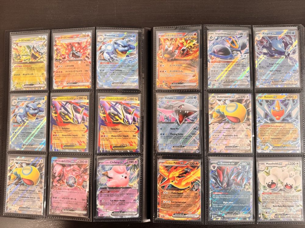 Grosse Pokemon RR, AR Sammlung inkl. Ordner (Neu (gemäss Beschreibung ...