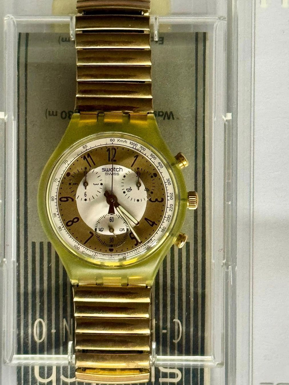 Swatch Chrono Golden Globe SCG101 (Neuf avec emballage d'origine) à ...