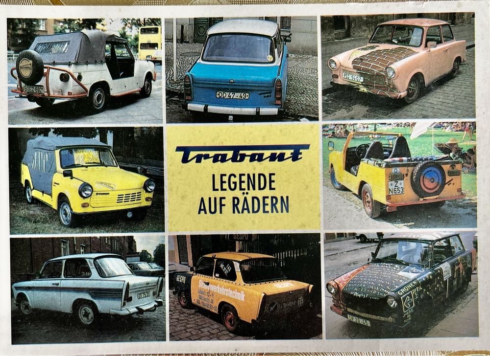 Trabant „Trabi“ Ostdeutschland/ DDR Postkarte 1991 | Kaufen auf Ricardo