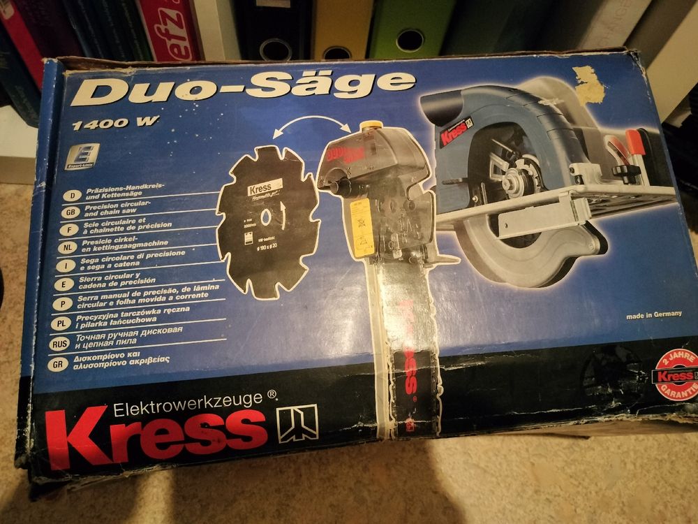 Kreissäge Duo-Säge 1400W (Gebraucht) in Oftringen für CHF 60 – mit ...