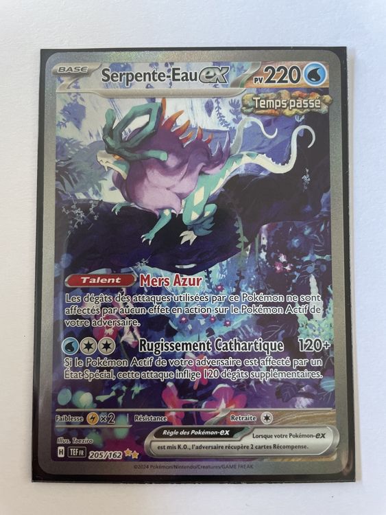 Carte Pokémon Serpent-Eau EX 205/162 XY8 (Neu (gemäss Beschreibung)) in ...