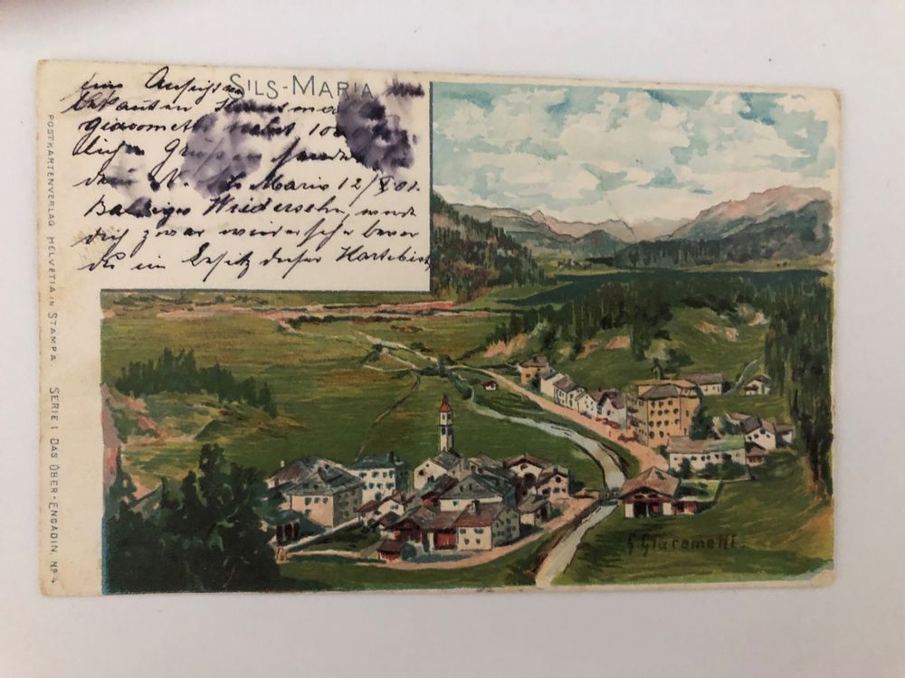 Giovanni Giacometti Künstlerkarte Sils Maria (Gebraucht) in für CHF 110 ...