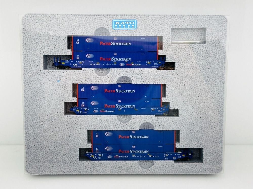 Kato USA MAXI-IV Intermodal Container Pacer Stacktrain (Gebraucht) in ...