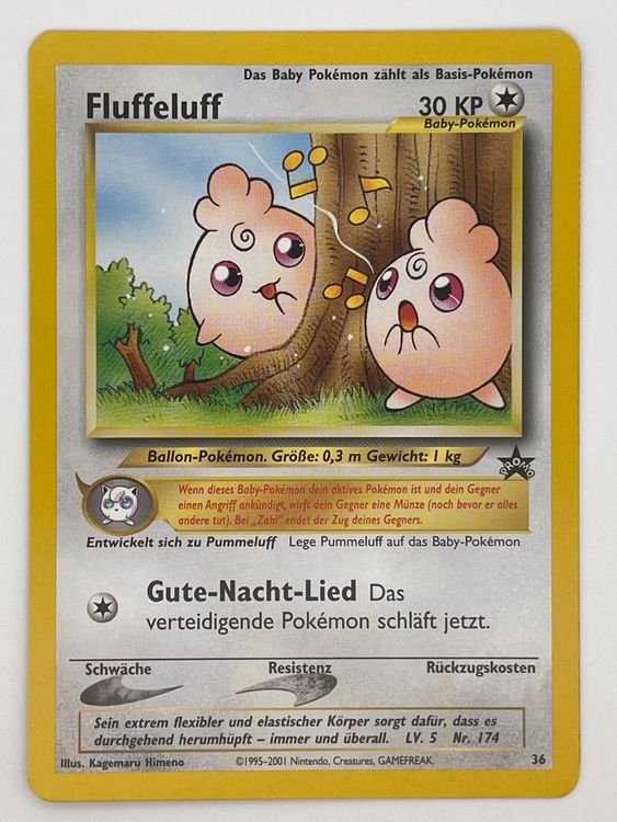 Fluffeluff #36 Pokémon Black Star Promo (Neu (gemäss Beschreibung)) in ...