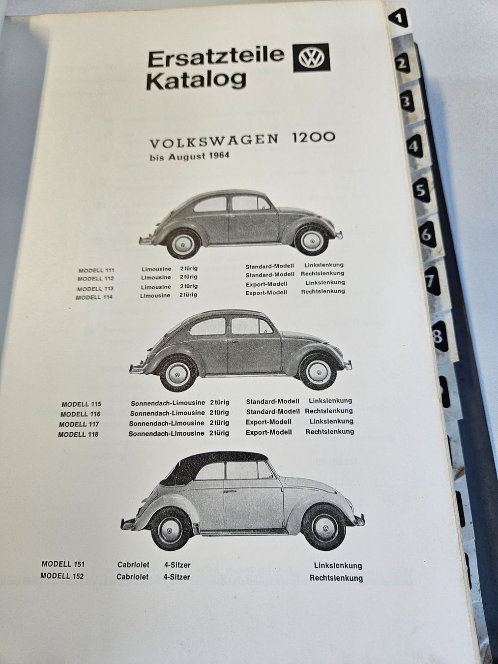 Volkswagen Zubehr Katalog