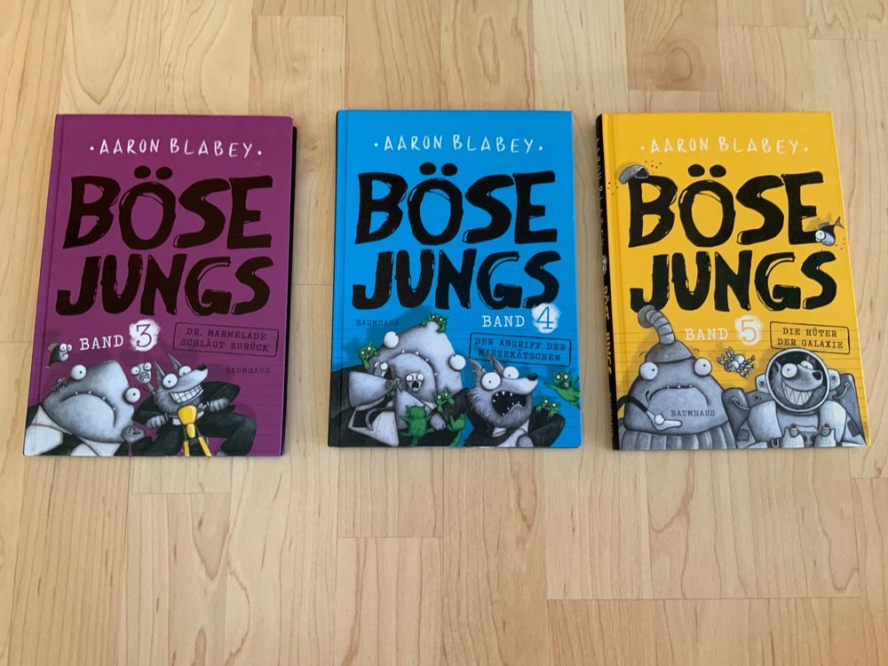 4 Jugendbücher Böse Jungs, Band 3-4, Aaron Blabey, Baumhaus (Gebraucht ...