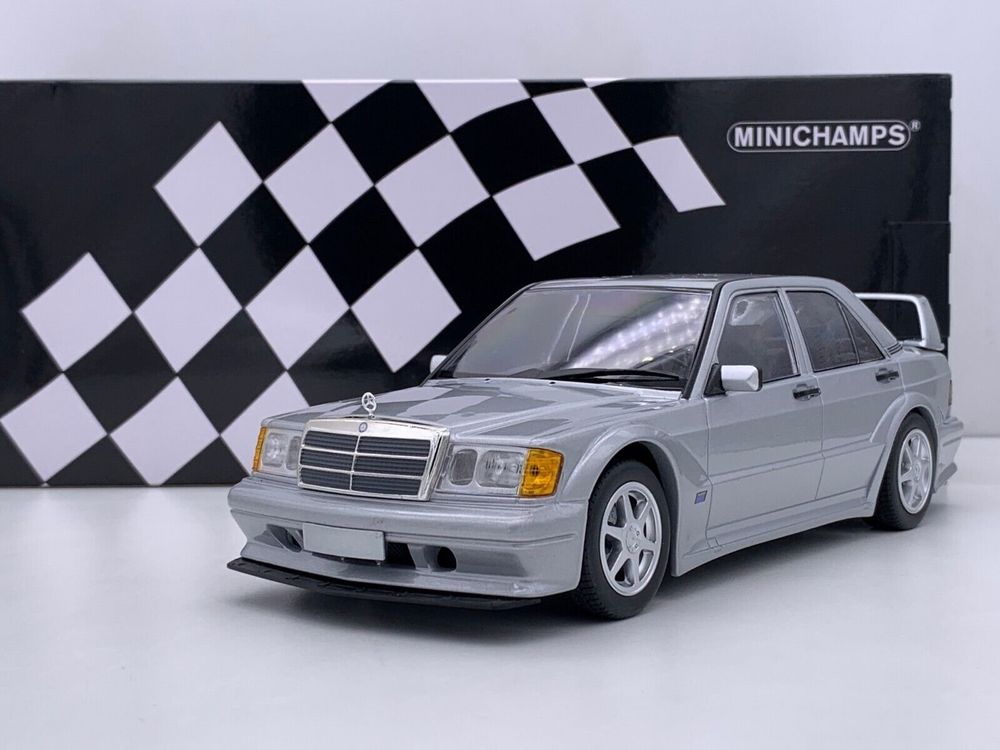 Mercedes 190E 2.5 16V Evo2 Color Plata 1990 1/18 PMA NEU ltd (Neu und ...