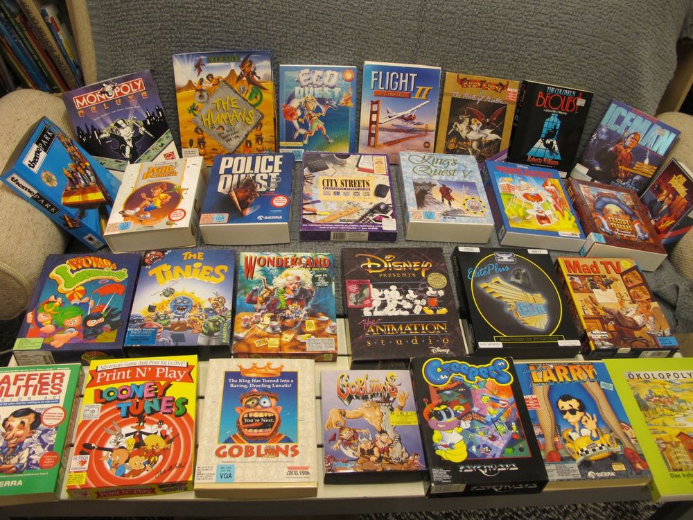 Grosse Interessante Floppy Disc Game Sammlung mit OVP TOP !! (Gebraucht ...